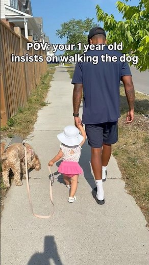 Mini Cockapoo Walked by Her Baby Sister for the First Time 😳