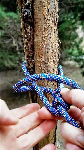 Zero-Slip Tension ⚡️ Mastering the Rapid Twist-and-Pull Tree Hitch
