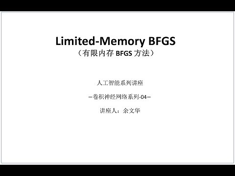 Limited-Memory BFGS for Neural network optimization @Computer vision