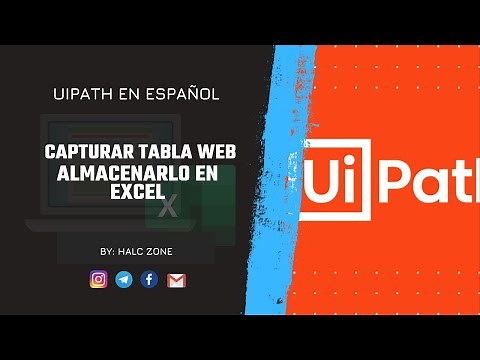 Extraer Tabla de Página Web en DataTable y almacenarlo en archivos | UiPath en Español | RPA