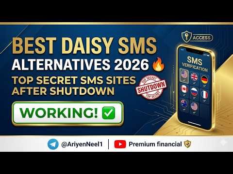 Best DaisySMS Alternatives 2026 || Top Secret SMS Sites After Shutdown Working