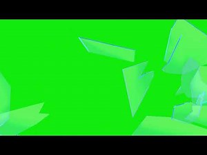 Broken Glass In Green Screen | Free Shattered Premium Overlay Effects For Chroma Key | With Sounds
