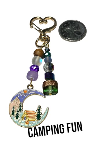 Buy Key Fob, Purse Dangle, Pocket Accessory/camping/trailer/outdoor/wilderness. Bling up Your Life/you Can Hang This Item/gift for Her/mom Online in India - Etsy