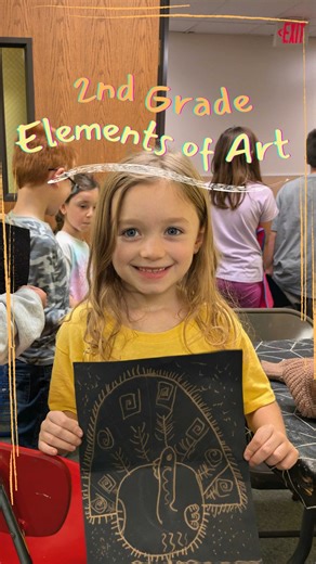 🦃🎨 Line Turkeys in the Making! Our 2nd graders are exploring the elements of art with a festive twist — creating turkeys using all kinds of lines: zigzags, swirls, curves, and more! 🖍️🦃 #LineArt #2ndGradeArtists #CreativeClassroom #ThankfulForArt | HighPoint Hybrid Academy
