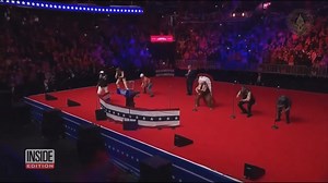 44K views · 1K reactions | At a pre-inaugural rally, President Trump broke out his signature "Trump shuffle" while the Village People performed their hit anthem, "Y.M.C.A." The event drew notable guests, including actors Jon Voight and Sylvester Stallone, with Kid Rock taking the stage to perform. | Inside Edition | Facebook