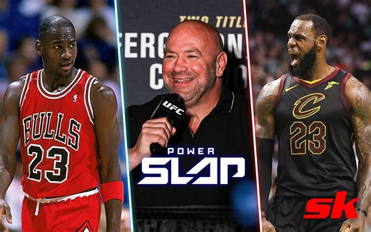 Jordan vs. LeBron, Tyson vs. Ali - Dana White picks winners for fantasy Power Slap matches in hilarious rapidfire