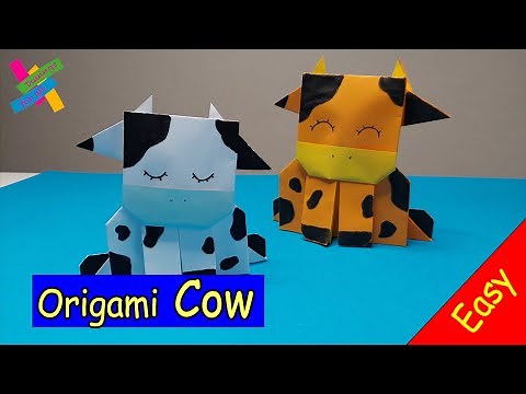 Origami COW | DIY Easy | How to make paper cow easy | Fold Tutorial