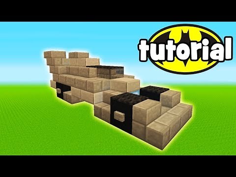 Minecraft Tutorial: How To Make The Batmobile "Batmans Car"