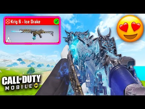*NEW* MYTHIC KRIG 6 - ICE DRAKE is PAY TO WIN 😍| COD MOBILE