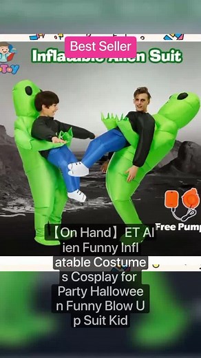 ET Alien Funny Inflatable Costumes for Halloween Party