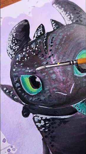 Toothless Drawing Easy | I Try to Draw Toothless | How to train your dragon | Rock That Body #shorts