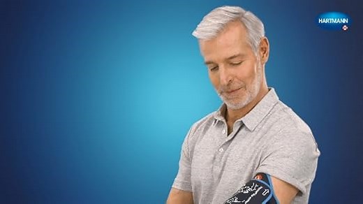 Veroval Secure fit-Manschette für Veroval duo control Oberarm-Blutdruckmessgerät, Größe Medium, blau