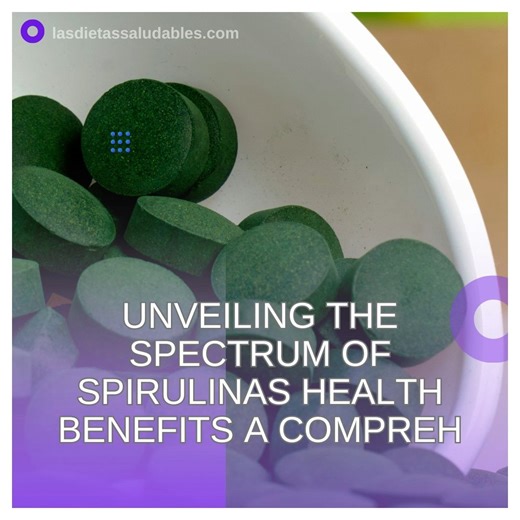 2.9K views · 36 reactions | Unveiling the Spectrum of Spirulinas Health Benefits | All about health and nutrition | Facebook