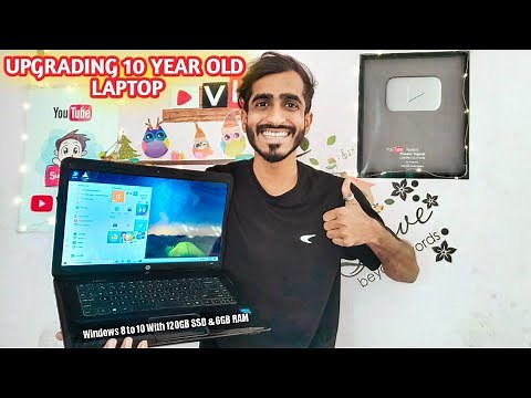 Upgrading My 10 Year Old Laptop || Hp Notebook 2000 || Only 5000/- ||