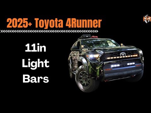 2025+ Toyota 4Runner 11in Light Bars Install | Full Tutorial by M&R Automotive