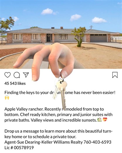 🔥 Practically BRAND NEW This Apple Valley stunner has been redone top to bottom, roof, HVAC, water heater, appliances, flooring, all updated and ready for YOU. With a junior suite, huge primary retreat, and over ¾ acre corner lot… this is the home you’ve been waiting for! 💥 Price just improved to $569K, don’t miss it! 📍16270 Chippewa Rd, Apple Valley, CA #AppleValleyHomes #SoCalRealEstate #DesertDreamHome #AppleValleyCA #AppleValleyRealEstate #HighDesertHomes #KellerWilliamsHighDesert #KWReal