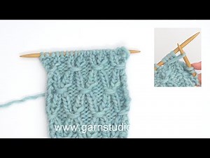 How to knit a smock pattern