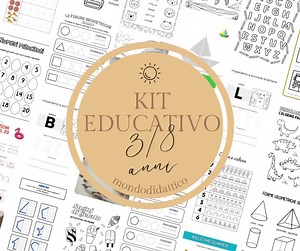 Printable Educational Kit – 80 Educational Activities for Children Ages 3-8 | PDF to Print Now - Etsy UK