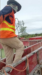 Install formwork for First Slab and Beam for First Floor #Pouring #construction #home #automobile