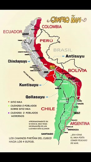 𝗧𝗔𝗪𝗔𝗡𝗧𝗜𝗡𝗦𝗨𝗬𝗢 🇵🇪 El Imperio incaico, Imperio inca o Tahuantinsuyo (españolización del topónimo en quechua: Tawantinsuyu, lit. ‘las cuatro regiones o divisiones’) fue el imperio más extenso y desarrollado en la América precolombina. Al período de su dominio se le conoce como Incanato o Incario. Surgió en la región de los Andes peruanos entre los siglos XV y XVI como consecuencia de la expansión del curacazgo del Cuzco, siendo la segunda etapa histórica y el período de mayor apogeo de