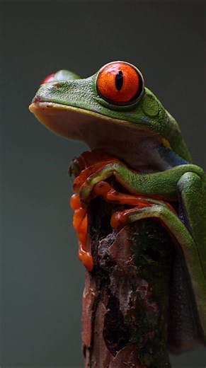 A red-eyed tree frog in Costa Rica | Harry Collins Photography