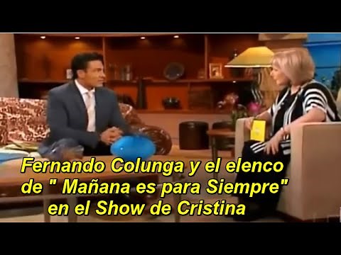 MAÑANA ES PARA SIEMPRE en el "Show de Cristina " COMPLETO