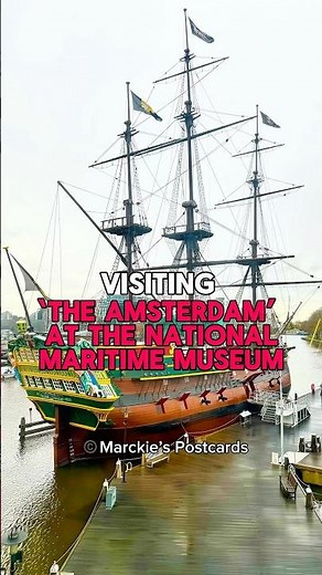 🇳🇱🛶Visiting ‘THE AMSTERDAM’ AT THE NATIONAL MARITIME MUSEUM #maritimemuseum #amsterdam