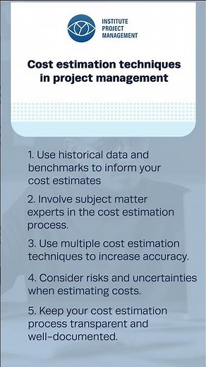 Cost estimation techniques in project management