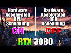 RTX 3080 10GB | Hardware Accelerated GPU Scheduling (H.A.G.S) ON vs OFF