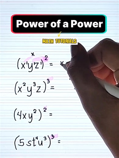When it’s power over power — multiply the exponents‼️‼️‼️ #fbreelsfypシ゚viralfbreelsfypシ゚viral #mathmadeeasy #MathChallenge2025 #basicmath #mathstricksshortcut #mathchallenge #MathHacks #mathteachergon #Mathhack #MathTutorials #mathstutorials #mathtechnique #mathisfun #MathTutor #MathMadeSimple #mathnotes #MathMadeEasy #Math #AlgebraChallenge #basicalgebra #powerofapower | Math Tutorials