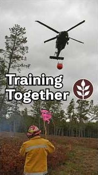 To fight fire from the air! ￼