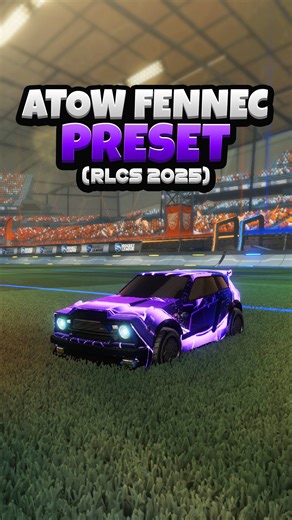RL Custom on Instagram: "Atow Fennec Preset & Camera Settings (RLCS 2025) #38 | Clip: Atow If you enjoyed this design, leave a like! ✨ More incredible designs are available on my page, so go check them out! 💥 #rocketleague #rl #rocketleagueclips"