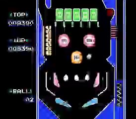 Pinball [NES] játékmenet (gameplay)