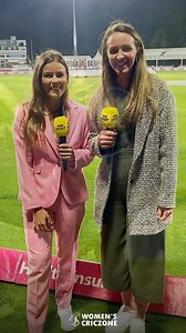 Kate Cross and Alex Hartley Always enjoying each other's company. | Women’s CricZone