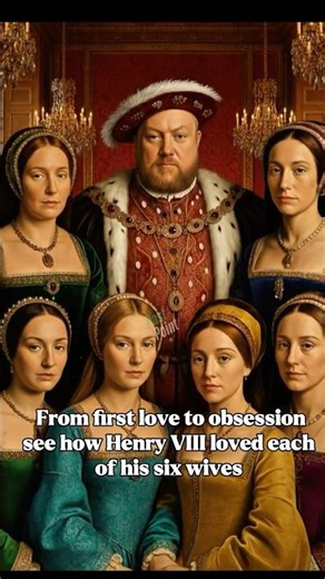Henry VIII’s Six Wives: The Type of Love He Had for Each #tudorhistory #aihistory #youtubeshorts