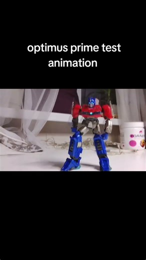 optimus prime test animation #stopmotion #transformers