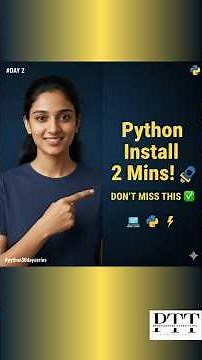 Day2: "Python Install in 2 Minutes | PATH Error Fix 🔥"