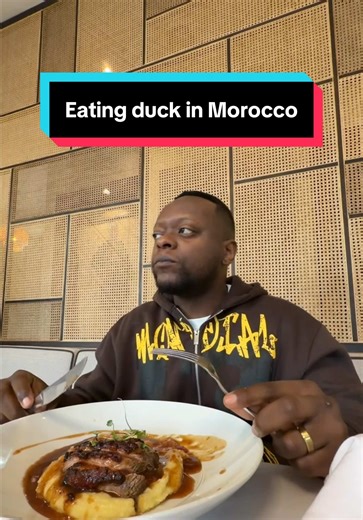 Tony Yayo really wasn’t lying about that smoked duck in Morocco 🦆🇲🇦 #fyp #footballtiktok #afcon #foodtok