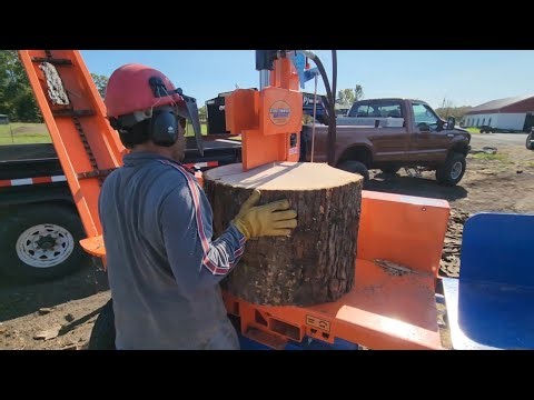 Big Oak vs Vertical Splitter...Eastonmade Axis GT