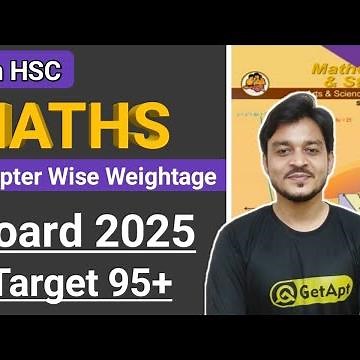 Maths Chapter wise weightage Class 12 HSC Board Exam 2025 | HSC Maths Paper Pattern 2025