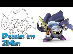Dessin en 2 min: Meta Knight - Kirby