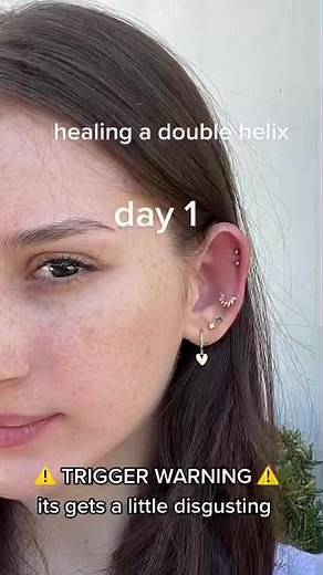 Healing a Double Helix Piercing: Recovery Stages & Tips