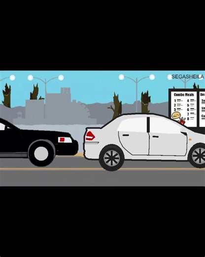 The drive-thru #animation