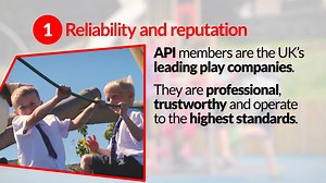 Did you know that Playdale is a founder member of the API : Association of Play Industries? Here are 10 reasons why to choose an accredited API member 🤸‍♂️ #MakingSmiles #OutdoorPlay | Playdale Playgrounds