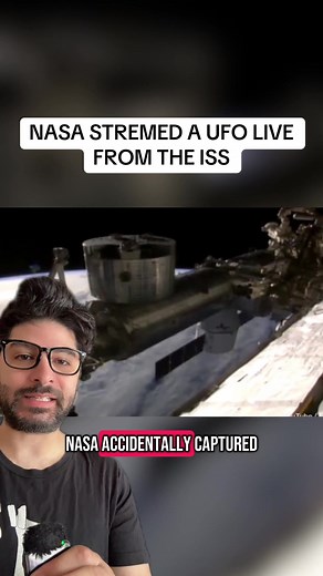 NASA Captures UFO Live from the ISS Streaming Event