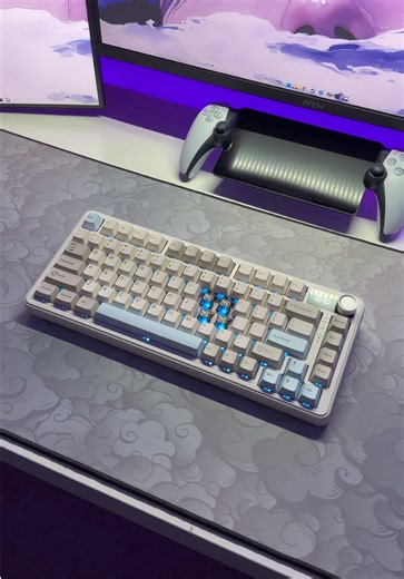 Showcasing the Yunzii B75 Pro Max Gaming Keeb ⌨️ Thank you @YUNZII KEYBOARD for throwing this to me! 🔗 Links available in my bio so head over there and check it out! #YUNZII #yunziib75promax #yunziikeyboard #gaming #fyp