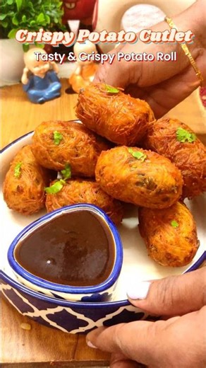Crispy Potato Cutlet 😍 | Super Crunchy Snack Recipe | Ruby’s Kitchen