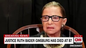 886K views · 2.1K reactions | Supreme Court Justice Ruth Bader Ginsburg has died due to complications of metastatic pancreas cancer, the court says. She was 87. Here's a look back at her life and legacy. https://cnn.it/3iLvYx0 | CNN Replay | Facebook