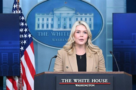 Watch: Karoline Leavitt brands Belfast journalist 'left-wing hack' in heated exchange