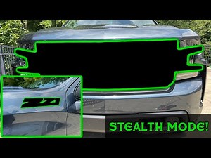 The SIMPLEST Refresh for Your Silverado in 2022 - Chrome Emblem Removal